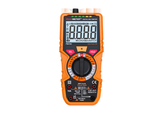 PM19C Electric Current Dmm Digital Multimeter, Hand - Held Digital Ac ...