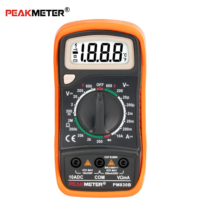 PM830B High Accuracy Digital Multi Tester , Capacitance Meter ...
